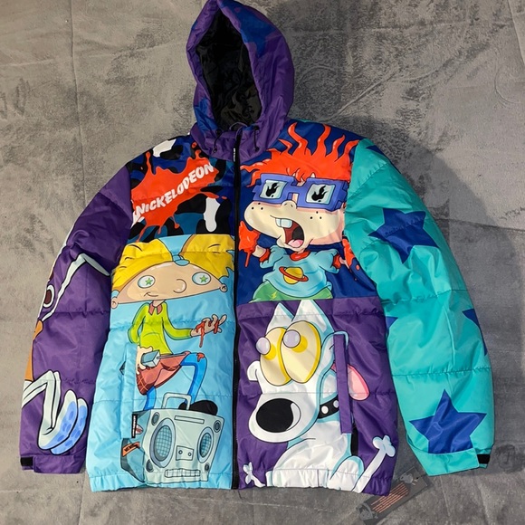Jackets & Coats | Member Only X Nickelodeon Puffer Jacket | Poshmark